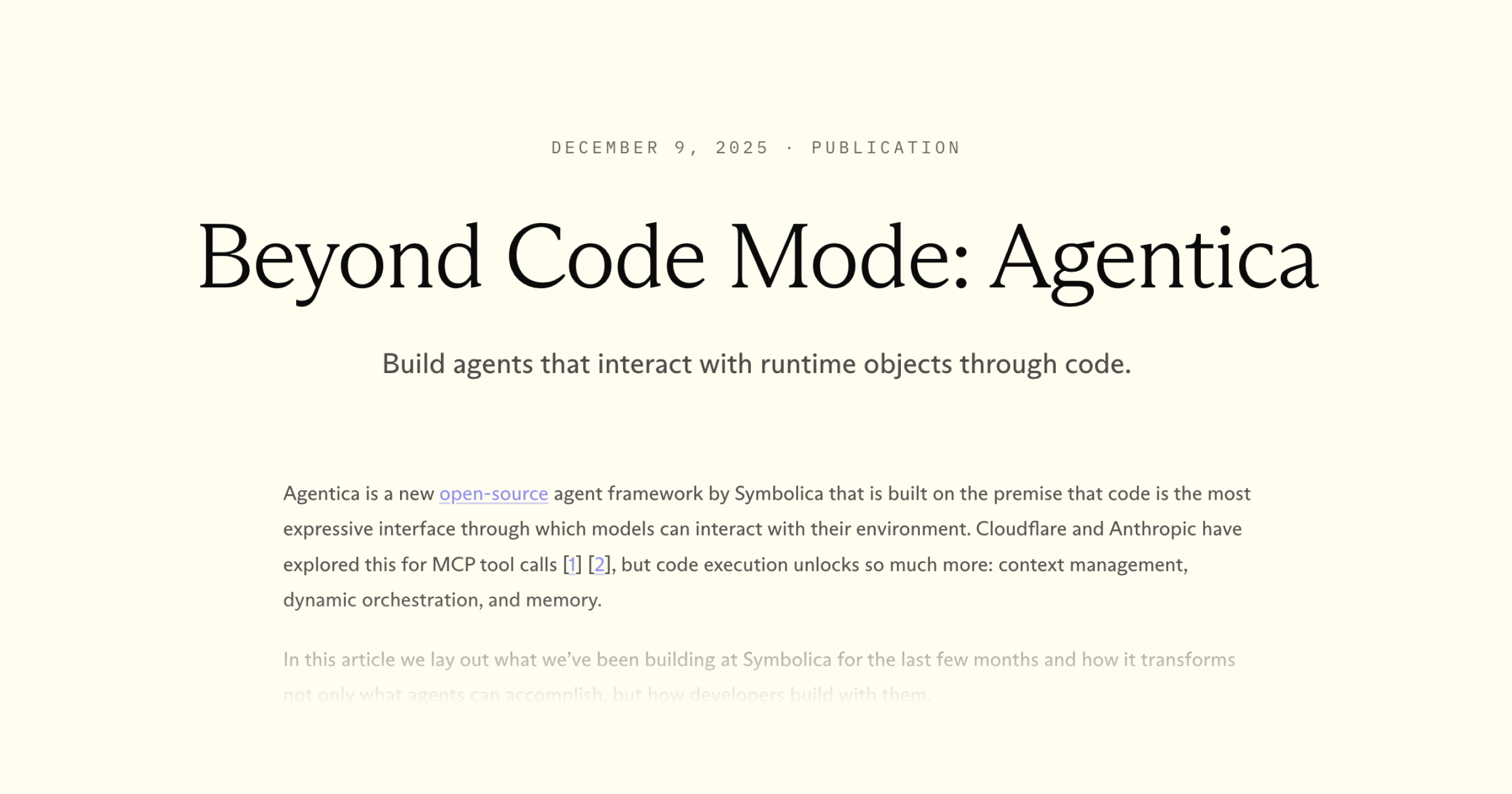 Beyond Code Mode: Agentica | Symbolica Blog